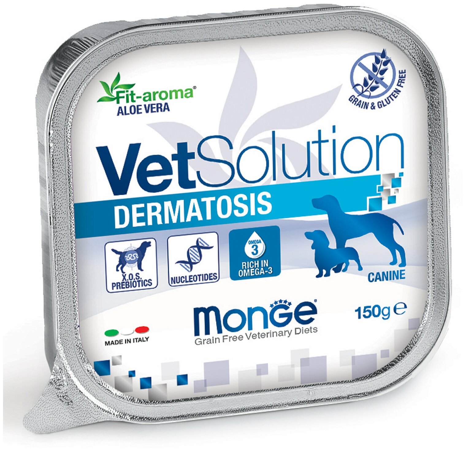 Monge VetSolution Dog Dermatosis влажная диета для собак Дерматозис 150 г х 24 шт.