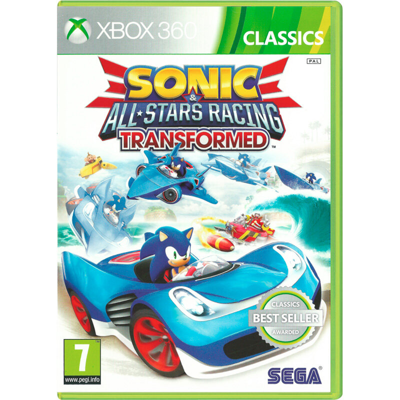 Sonic & All-Stars Racing Transformed [Xbox 360, английская версия]