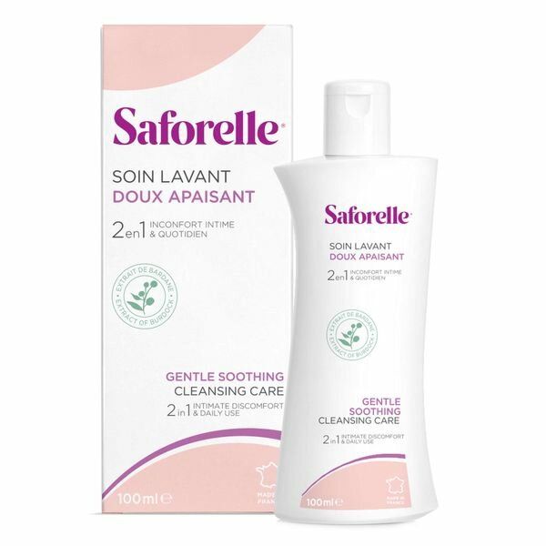 Гель для интимной гигиены бережное очищение Saforelle/Сафорель фл. 100мл