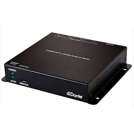 Транскодер 4-х аналоговых аудиосигналов в сигнал интерфейса Dante Cypress AIP-D4101