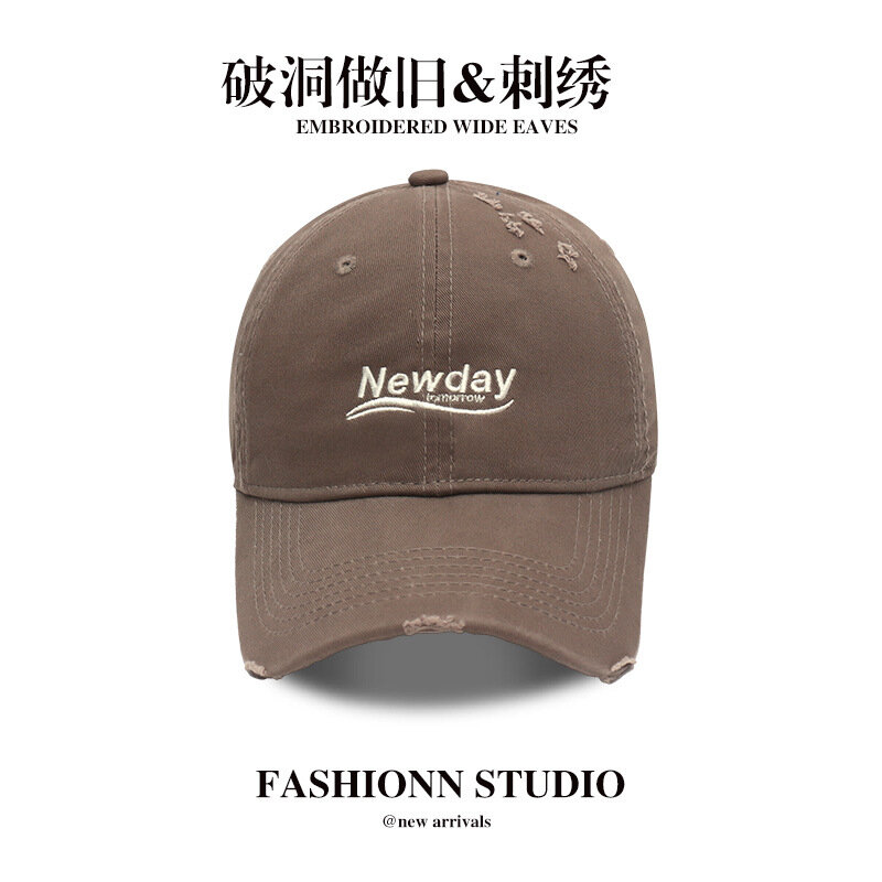 Кепка, женская, с вышивкой, темно-хаки