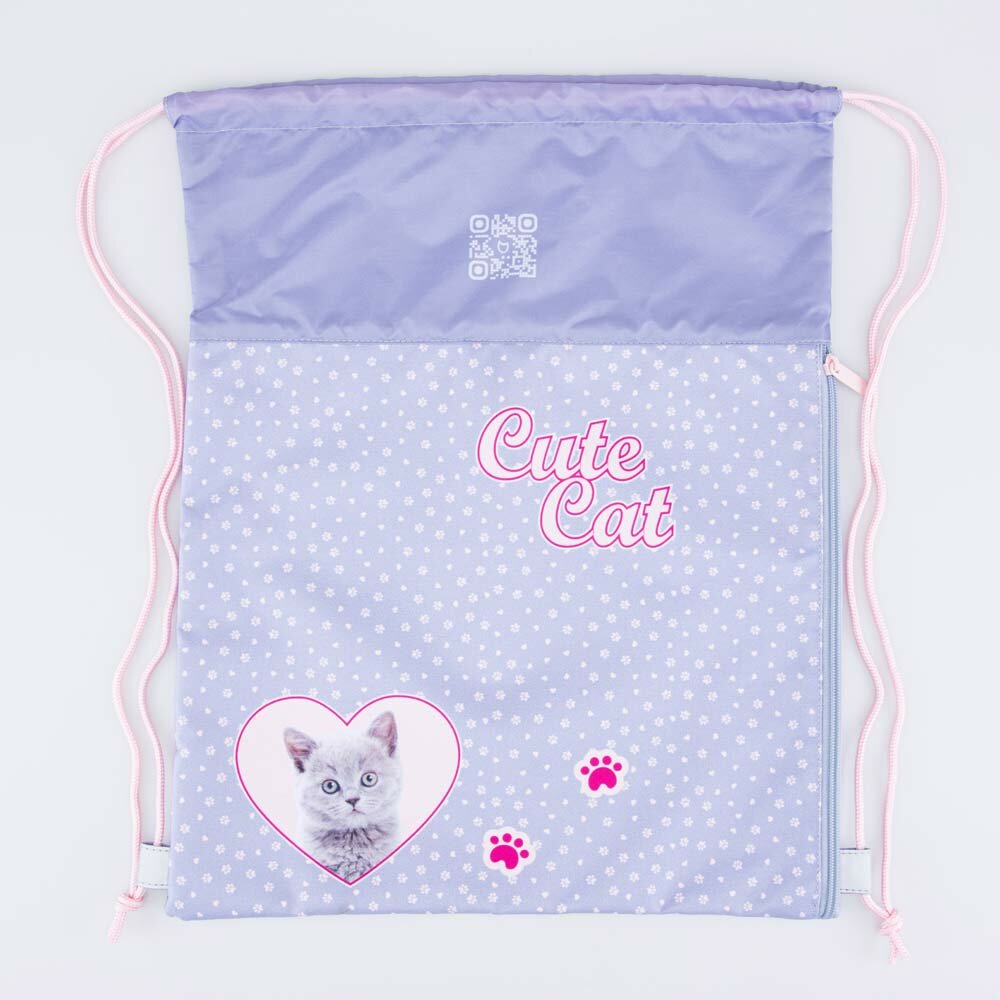 Мешок для сменной обуви Котик котофей 02808184-20 размер выс.50 см.