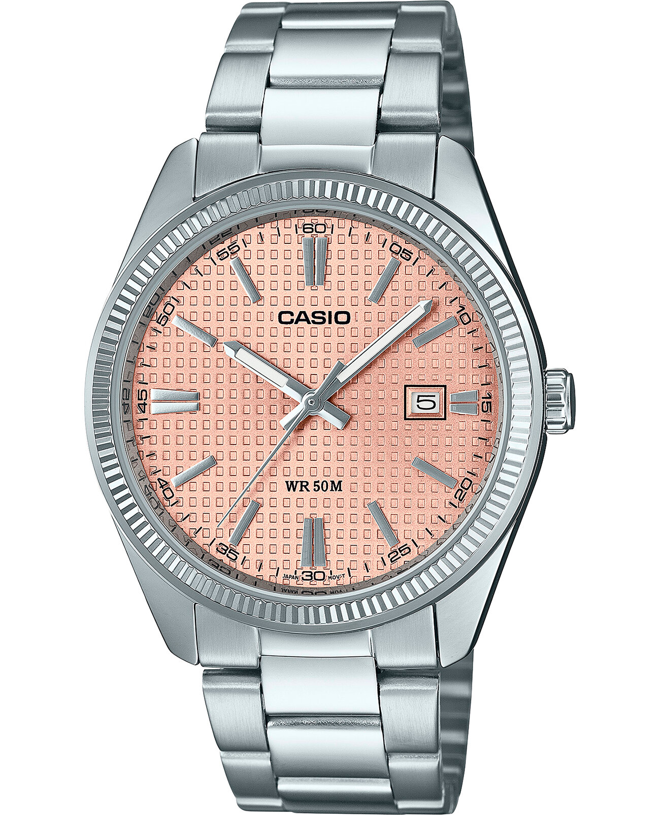 Наручные часы CASIO Collection, серебряный, бежевый