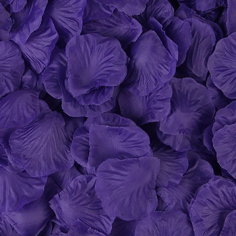 Искусственные лепестки роз, 34 цвета Фиолетовый, 2000PCS, Purple blue