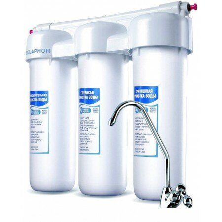 Стационарная система "под мойкой" АКВАФОР Трио Норма Умягчающий