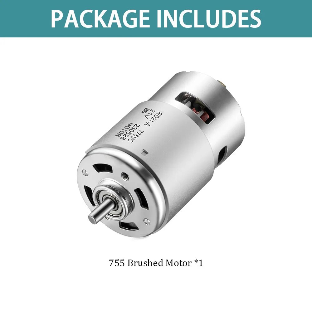 Щеточный двигатель 18В 775 20000 об/мин 1 PCS