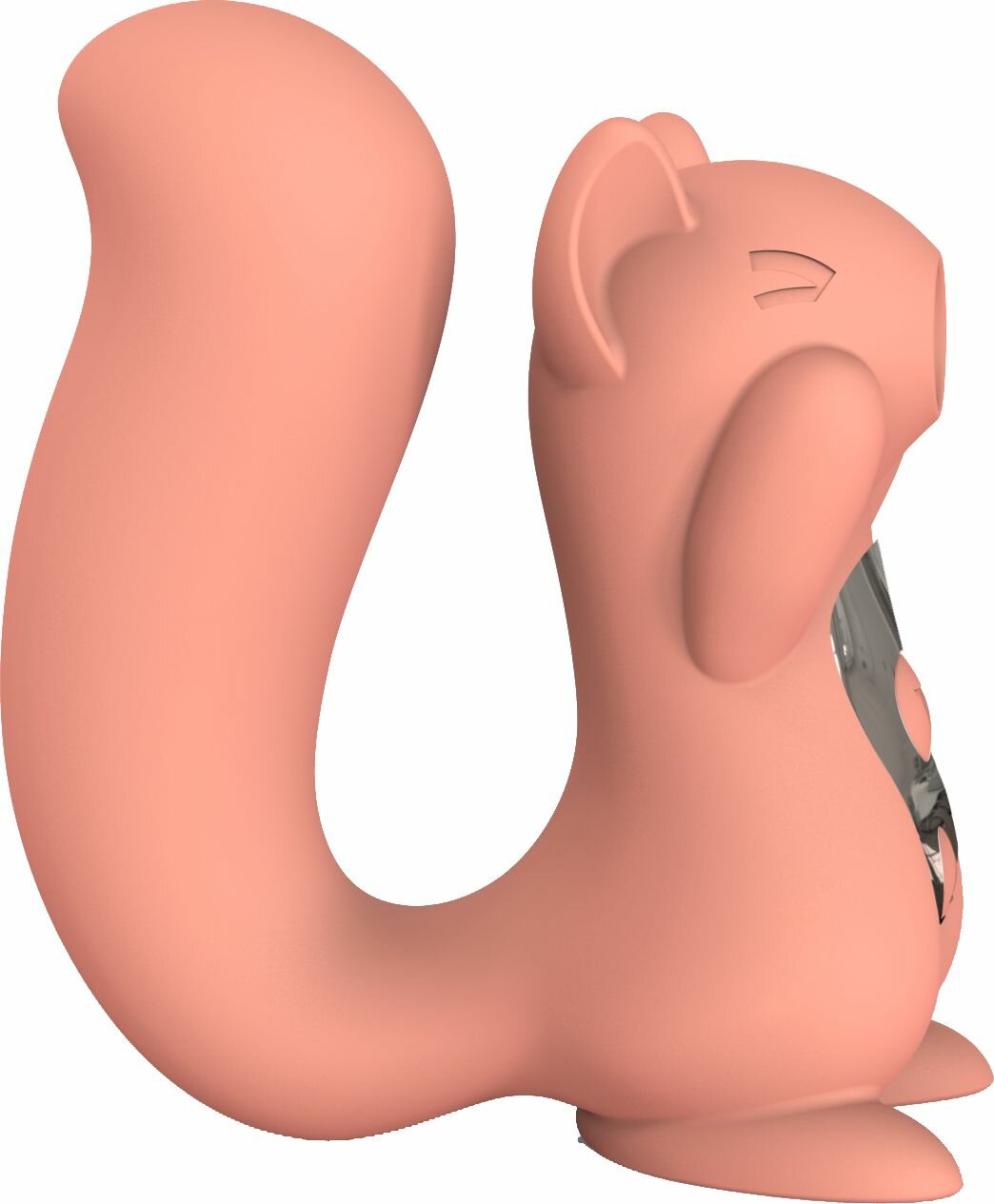 KISSTOY Вибратор, цвет: светло-розовый, 9 см