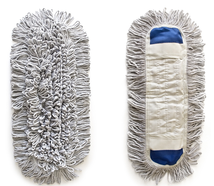 Насадка для швабры MONYA с платформой 38х10 см хлопок, размер насадки длина 42 см, ширина 12 см