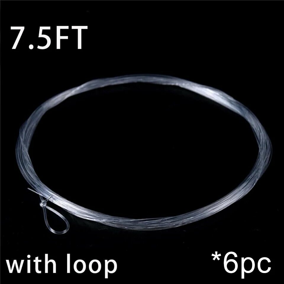 Maximumcatch нейлоновая коническая леска для нахлыста 0X-7X 6 шт. 3X, 7.5FT with loops