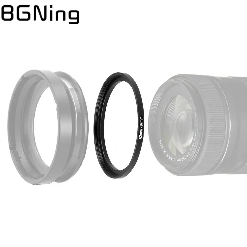 Адаптер кольца объектива BGNING 41968 черный 77mm to 82mm