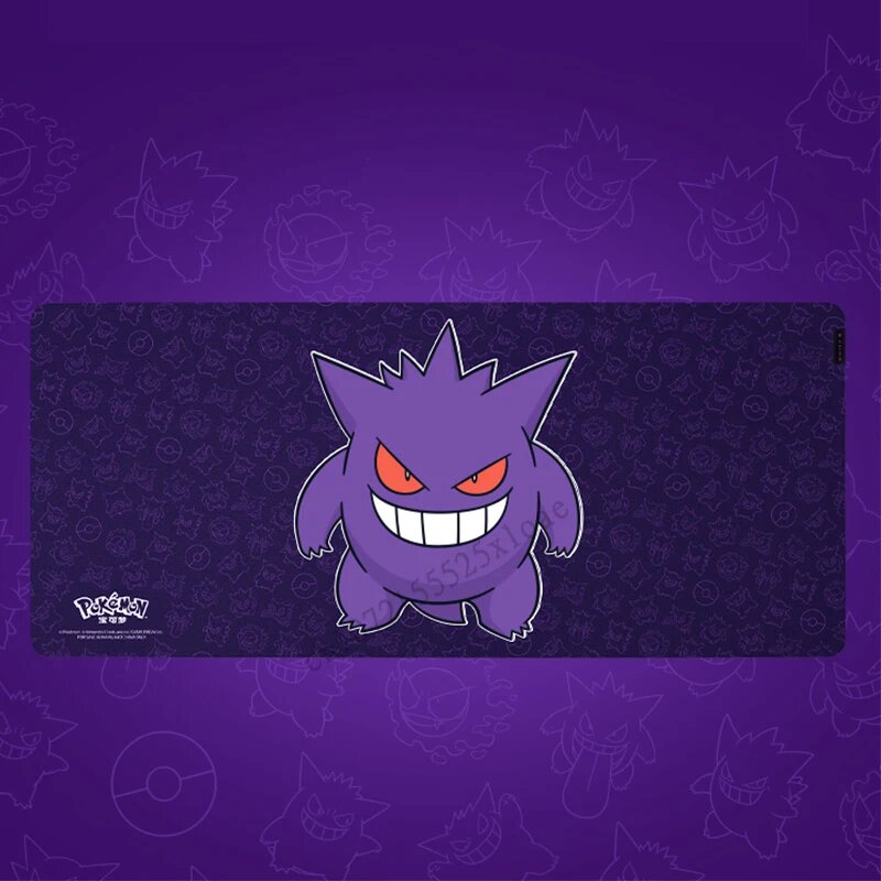 Игровой коврик для мыши Razer Pokemon Gengar Limited Edition Goliathus V3, мягкие Противоскользящие коврики для мыши высокой плотности из резины и пены
