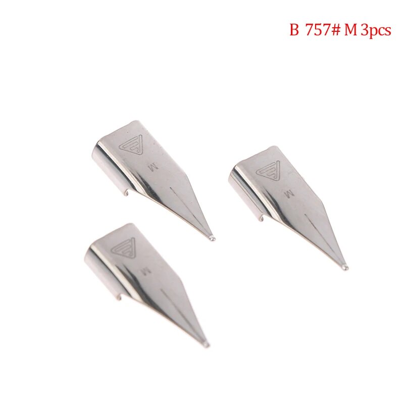 Наконечники для перьевых ручек Lamy/Wing Sung нержавеющая сталь 0,38 мм набор 5 шт 3pcs B