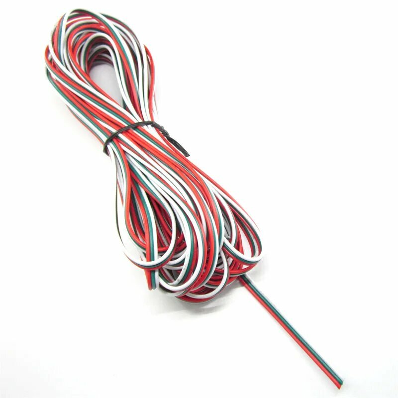 Удлинительный кабель для светодиодной ленты QINGYING 2Pin/3Pin/4Pin/5Pin 3pin Wire