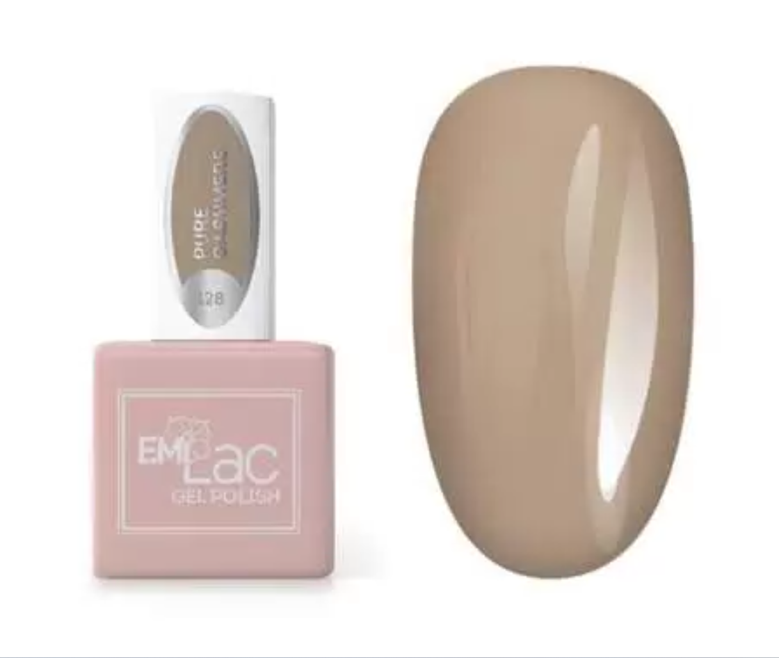 E.MiLac, Total Gray, Гель-лак, Чистый кашемир, №128, 9 мл