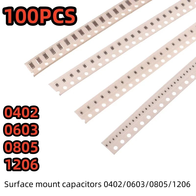 Конденсаторы SMD 0402/0603/0805/1206 100шт 0805 22UF 25V