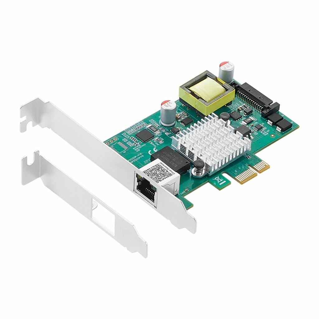 Сетевая карта 2,5 ГБ, гигабитный Ethernet POE, PCI-E PCI-Express X1 к RJ45, чип захвата кадров I225LM для адаптера ПК