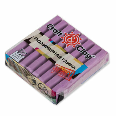 "Craft&Clay" полимерная глина CCH 52 г 1013 сиреневый