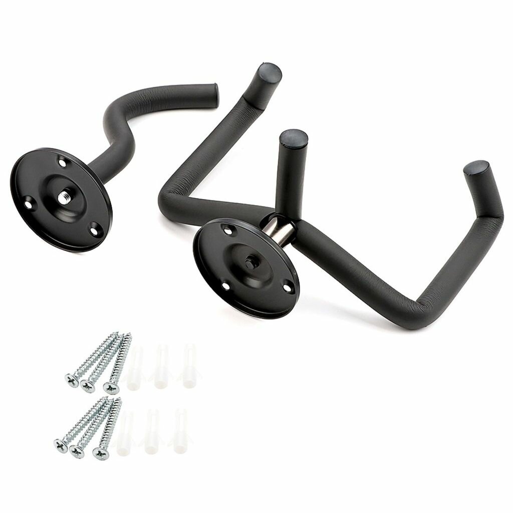 Струнные аксессуары, Настенный крючок для гитары и укулеле, наклонный T108A, 1 комплект