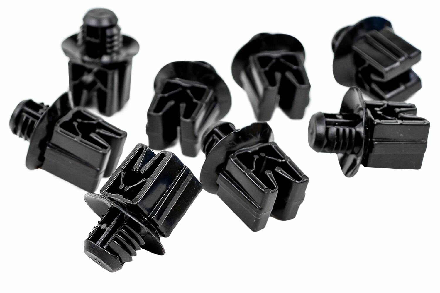 Клипсы крепления задних датчиков АБС для Веста, сетки багажника и обивки задних арок для Лада Ларгус (8 шт)