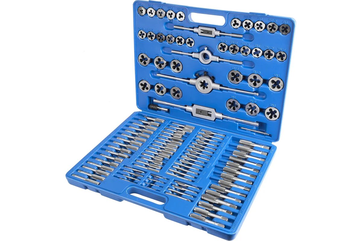 Станкоимпорт Набор метчиков и плашек метрический 110 предметов ST4145