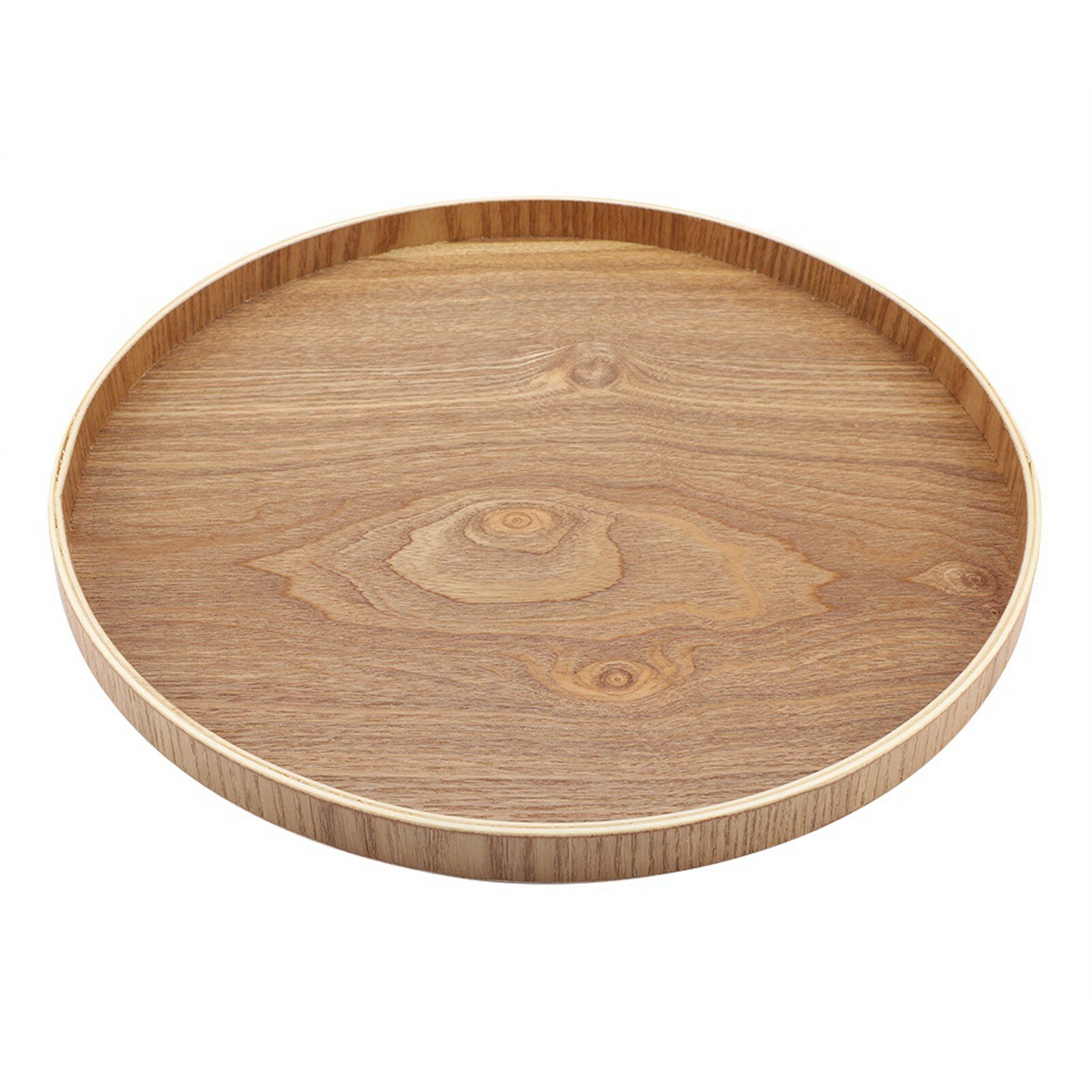 Деревянная столовая поднос для чая фруктов.