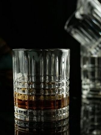 Набор стаканов прозрачных "Chip" 2 шт, 300 мл, с рисунком. Коробка подходит для подарка. Упрочненное стекло