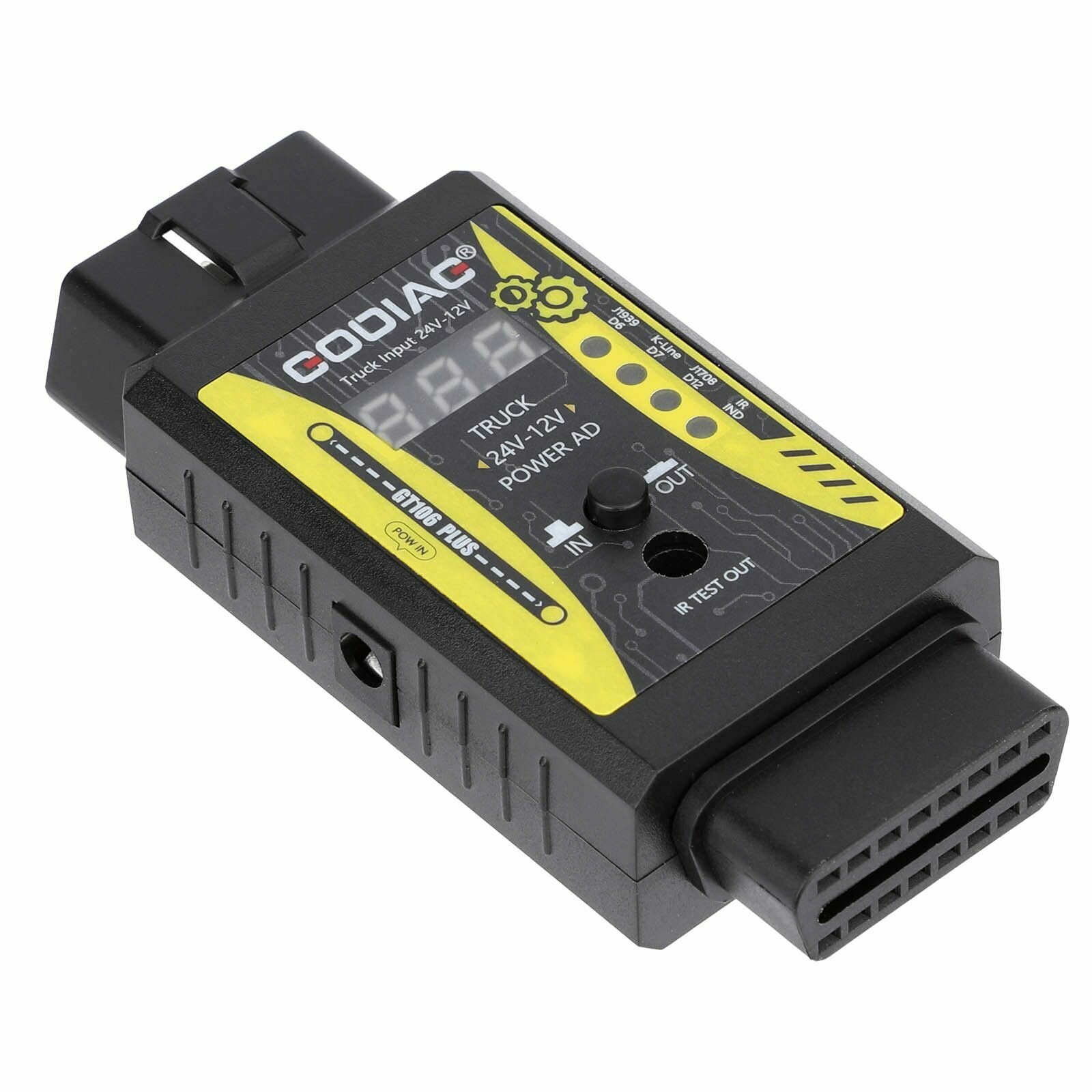 Конвертер преобразователь OBD2 24-12V GODIAG GT106 plus OBD для автосканеров Mucar, Launch, Thinkdiag