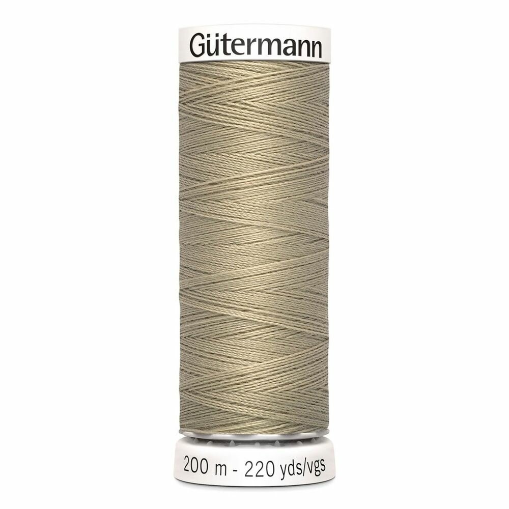 Швейные нитки Gutermann Sew-All 100/200 м, цвет 131 бежево-зеленый, 5 шт (1)