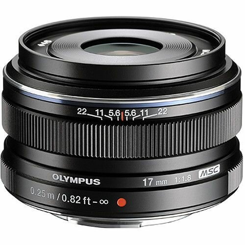 Объектив M.Zuiko Digital 17 мм 1:1.8 (EW-M1718) черный