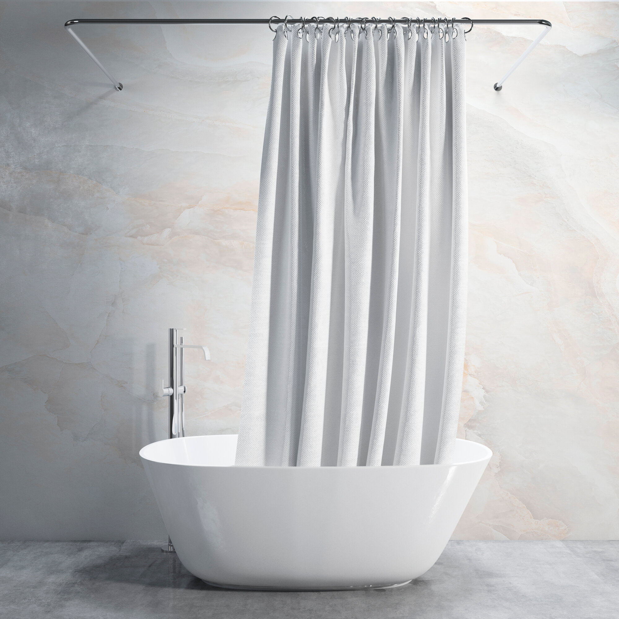 Гибкий мрамор "Дезерт роуз" полотно №1; 1420х2850; 4,047 кв. м.