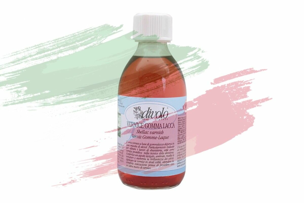 Шеллак жидкий неочищенный, 125 мл