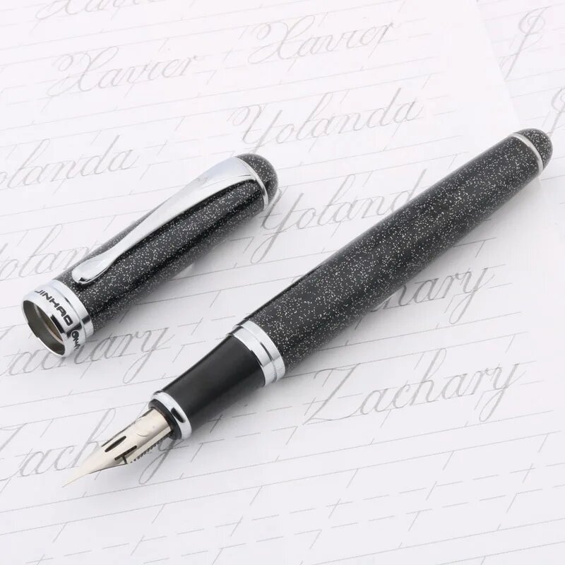 Перьевая ручка JINHAO 750 медная для каллиграфии star black