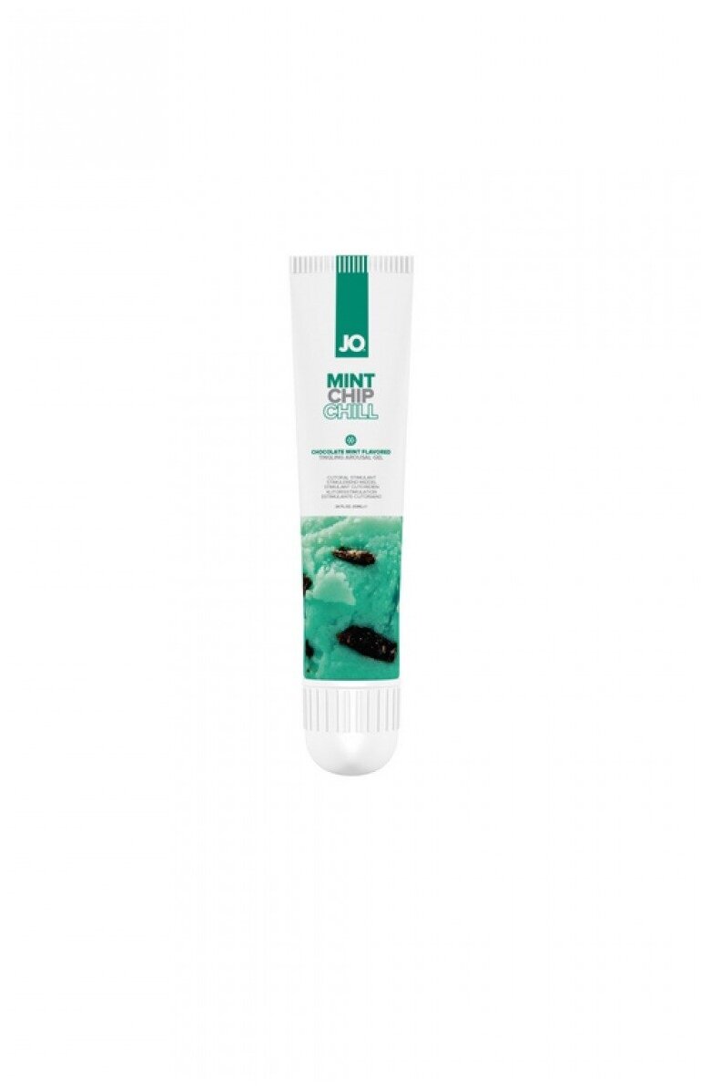 SYSTEM JO Клиторальный стимулирующий оральный гель со вкусом мятного шоколада JO Mint Chip Chill (10 мл)
