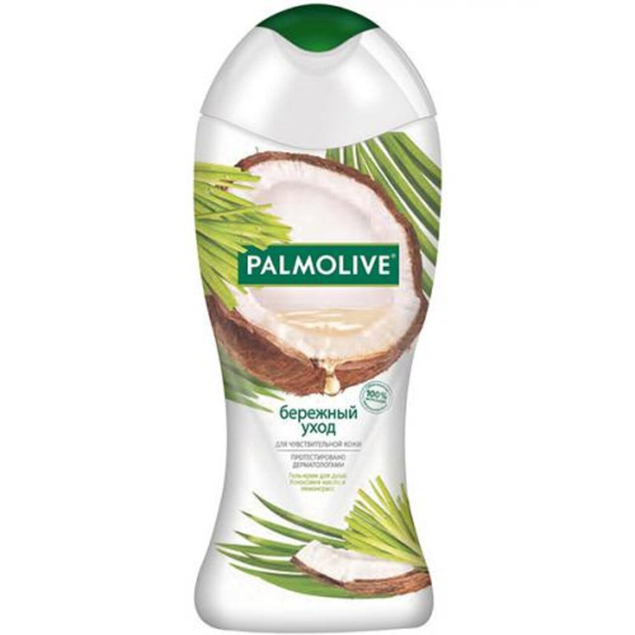 PALMOLIVE гель-крем для душа Бережный уход кокосовое масло и лемонграсс для всей семьи