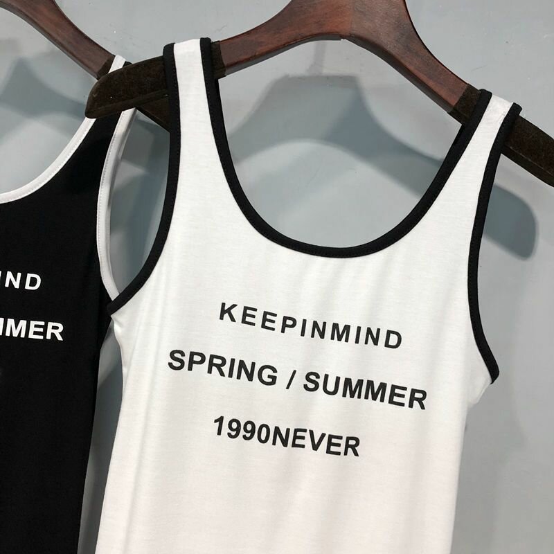 Летний женский жилет большого размера; с принтом; свободный