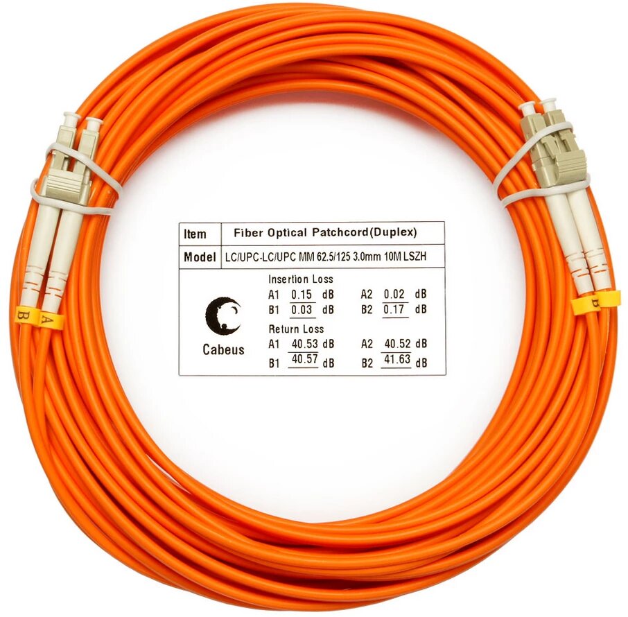 Патч-корд Cabeus 20м (FOP-62-LC-LC-20m)