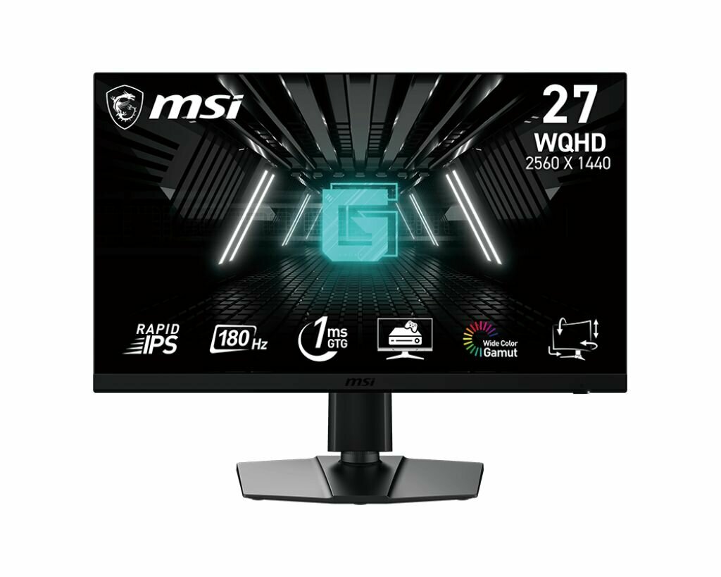Монитор MSI G272QPF E2, 2560x1440, 180 Гц, IPS, черный