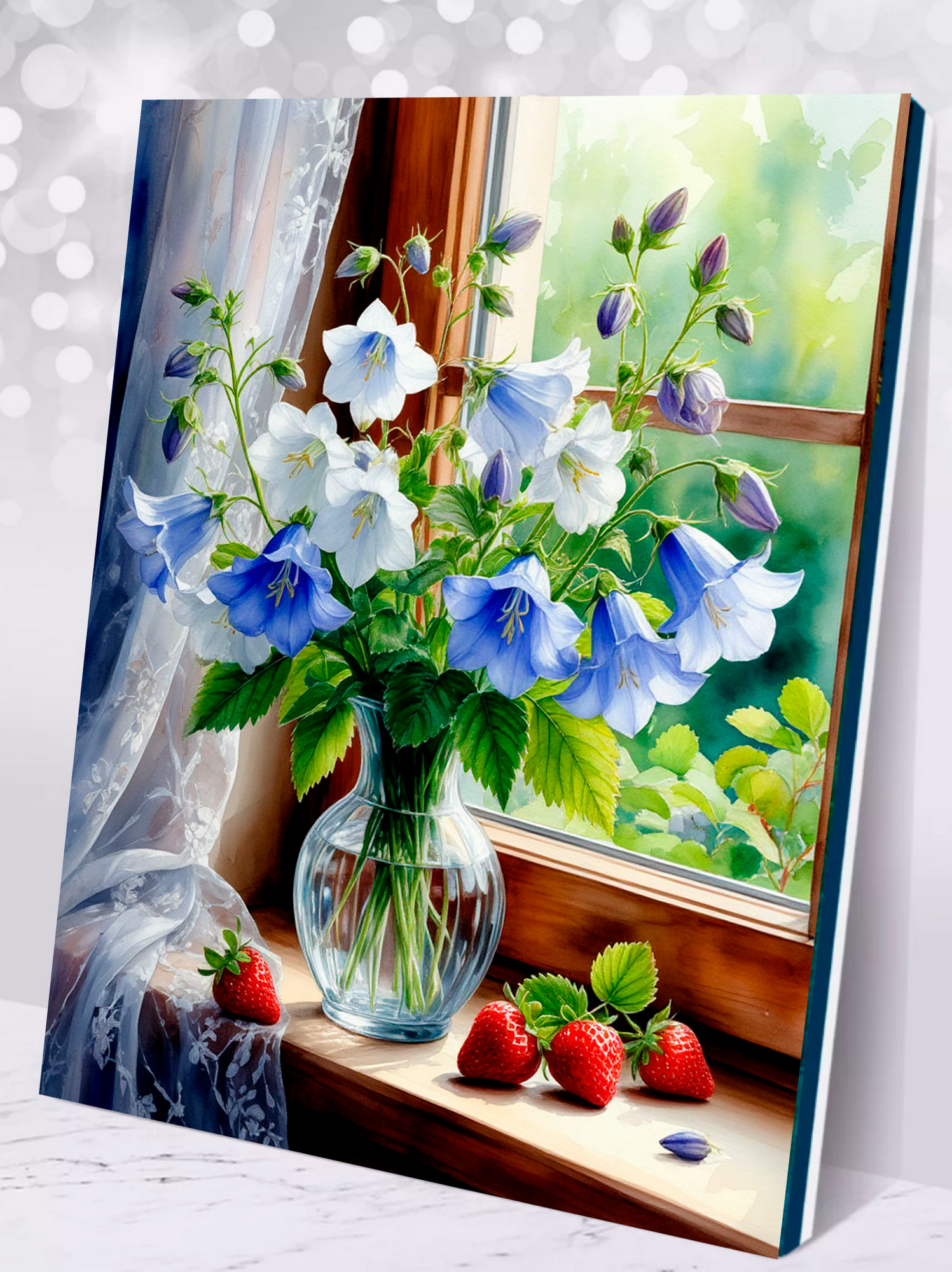 Картина по номерам Летний натюрморт 40х50 см, хлопковый холст на подрамнике, акрил, Hobby Home