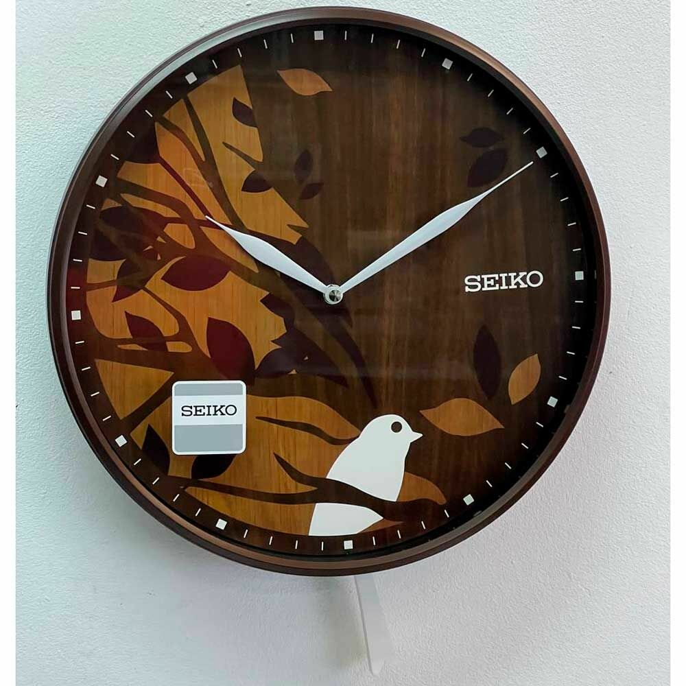 Настенные часы с маятником Seiko Quartz Wall Clock QXC243B