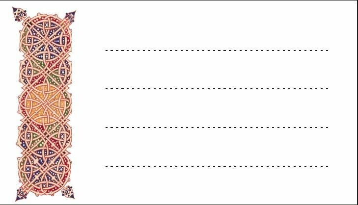 Универсальные визитки