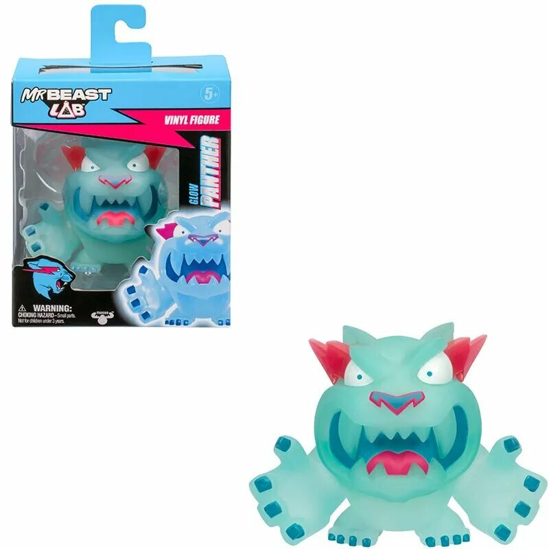 Moose MrBeast Lab Collectible Vinyl Figures Toy Set / Детский Набор Игрушек-моделей Персонажей Аниме С Реалистичным Классическим Персонажем, Подходит Для Детей От 4 Лет И Старше