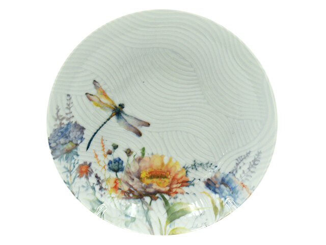 Тарелка суповая Август фарфор 20,5см Добрушский фарфоровый завод