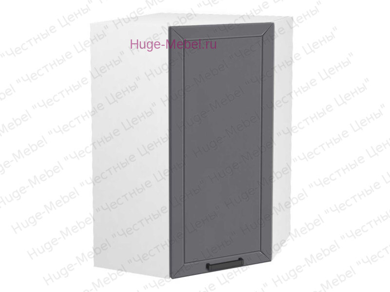 Угловой кухонный шкаф верхний высокий 600 Альфа (вулкан) Huge Mebel . Ширина 600 Высота 920. Кухонные шкафы