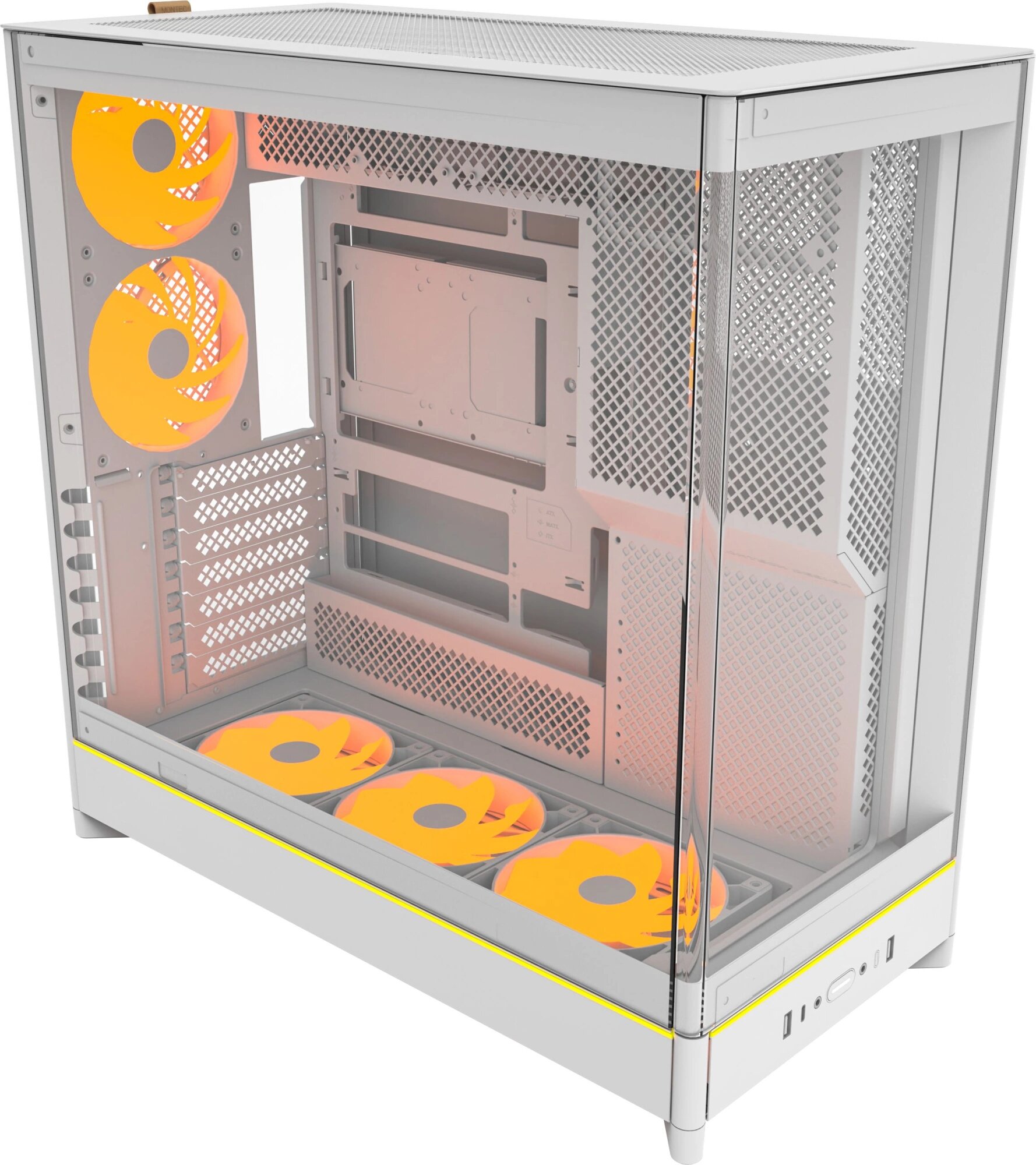 Корпус ATX MonTech HS02 PRO white (HS02 PRO WHITE)