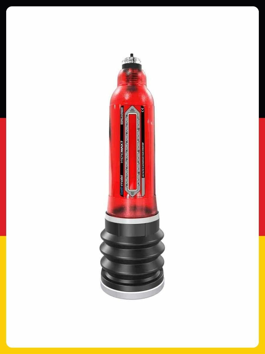 Вакуумная помпа Bathmate Hydromax7 penis pump red 29 cm 5.2 cm