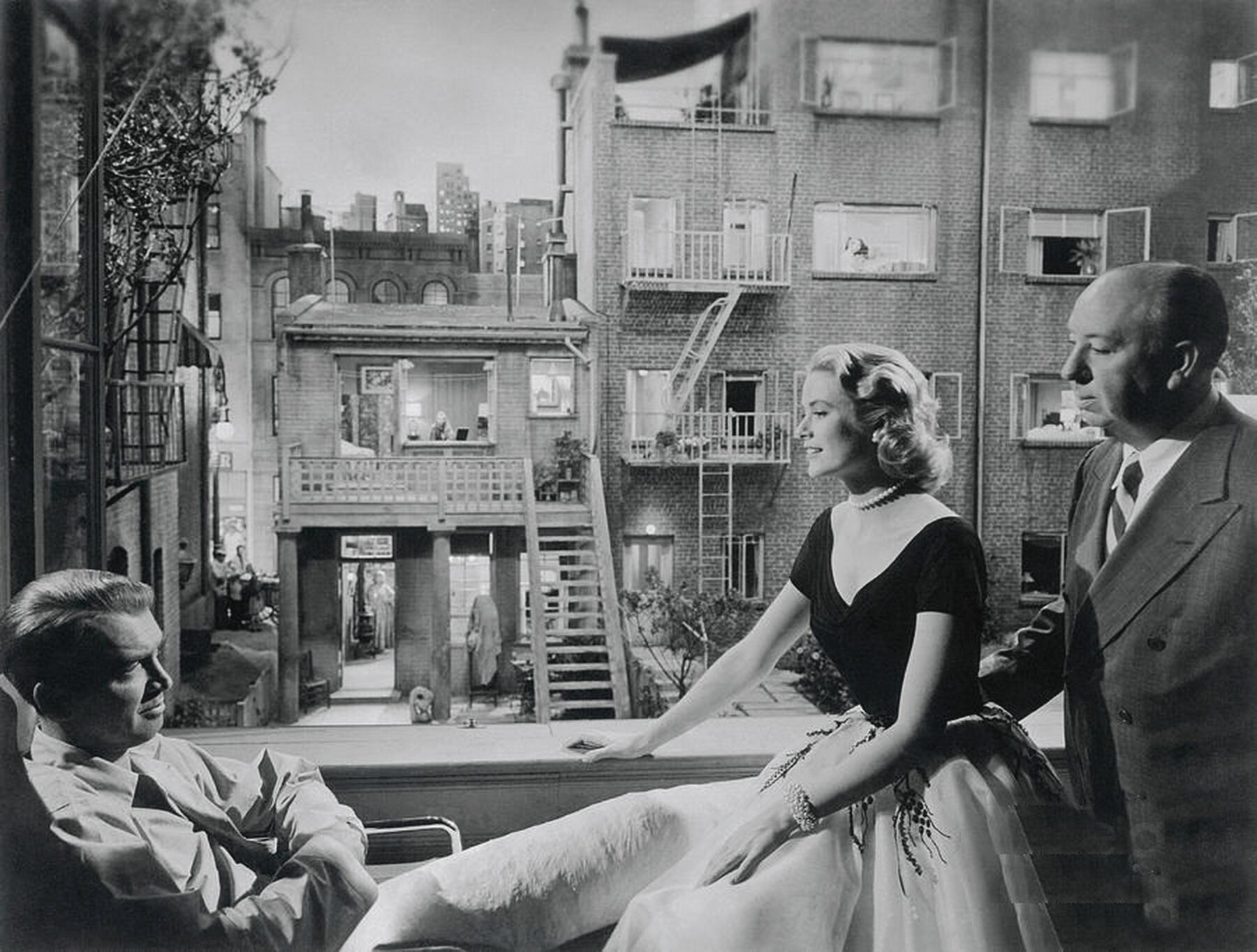 Плакат, постер Окно во двор (Rear Window, 1954) на бумаге, размер 21х30см