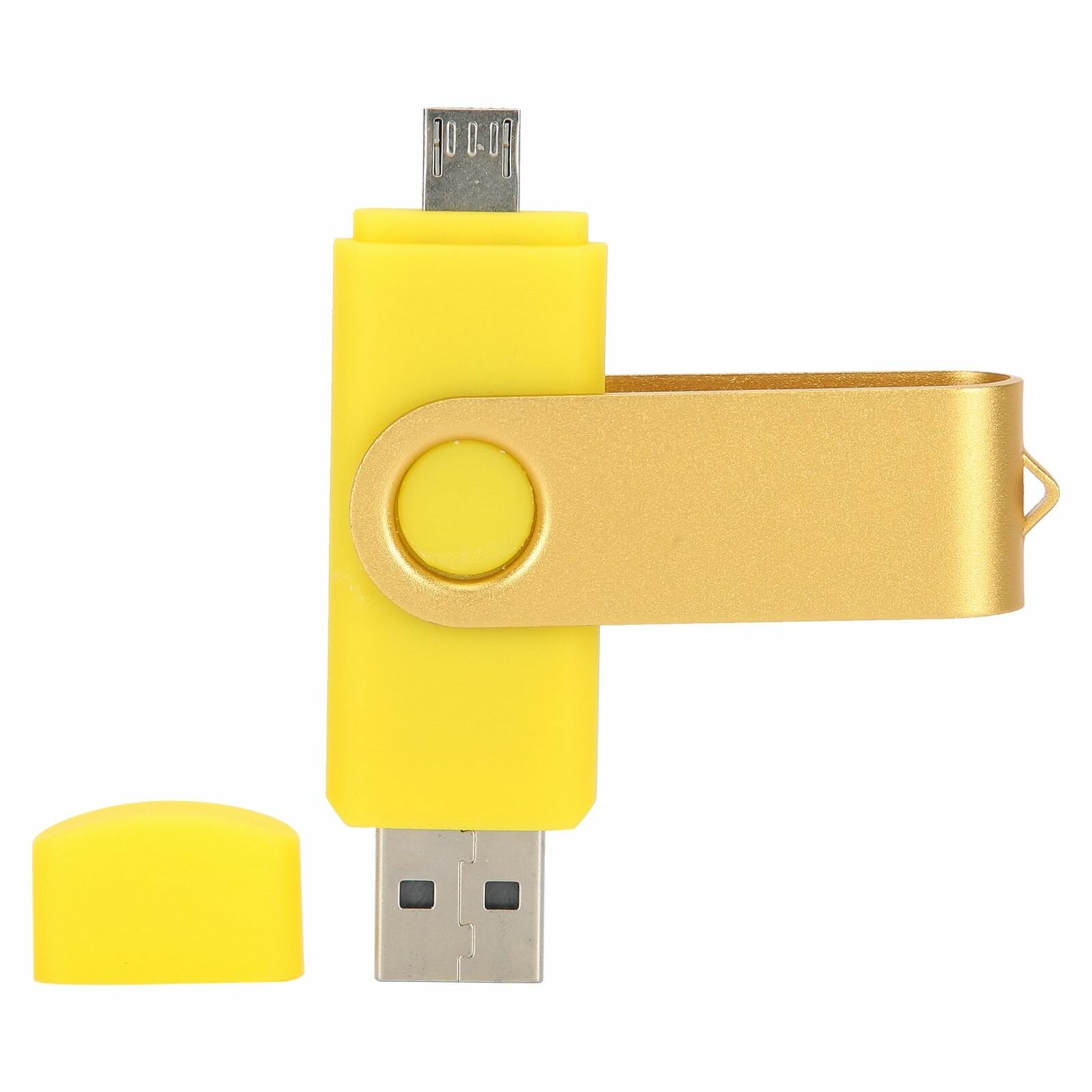 USB-накопитель OTG U-диск Memory Stick Pen Micro USB для хранения данных Желтый CW100408GB