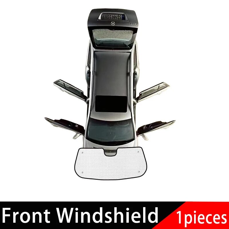 Автомобильные солнцезащитные козырьки для Jeep Renegade BU 2015 ~ 2024, автомобильные солнцезащитные козырьки на лобовое стекло, боковые оконные козырьки, автомобильные аксессуары, Front Windshield