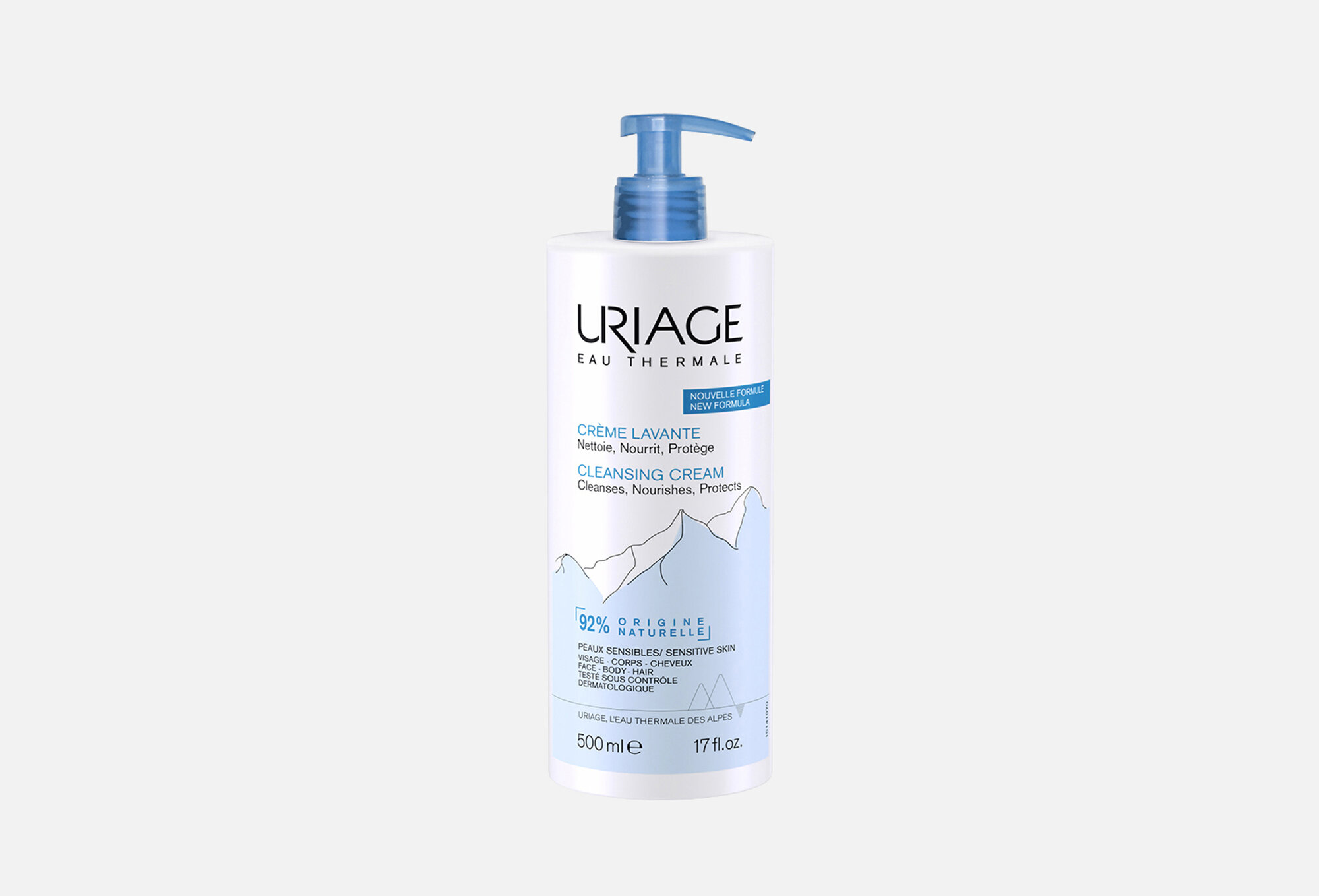 Очищающий пенящийся крем URIAGE CLEANSING 500 мл