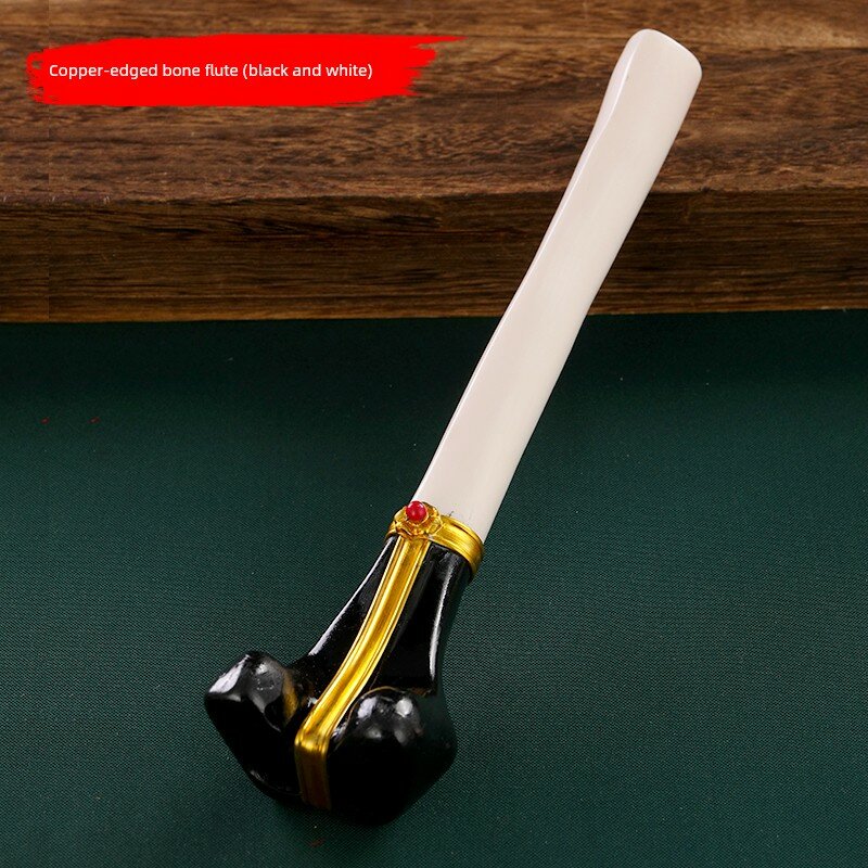 Непальская костная флейта из смолы, тантрический ритуальный инструмент, костная флейта в тибетском стиле, духовой